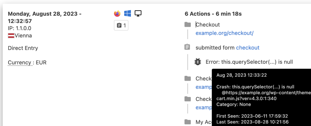 Crash Analytics - Matomo Plugins Marketplace