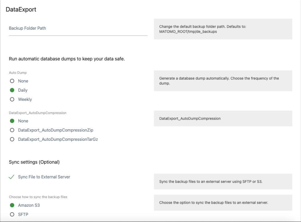 Data Export - Matomo Plugins Marketplace Data Export - Matomo Plugins Marketplace