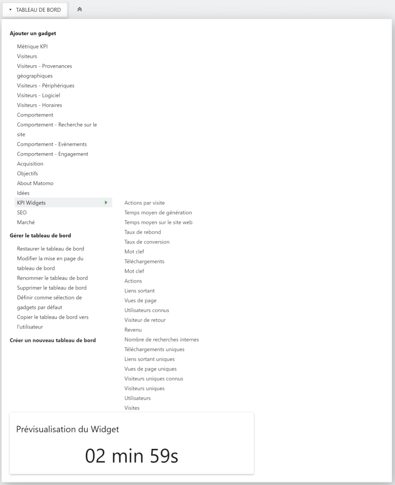 KPIWidgets - Matomo Plugins Marketplace