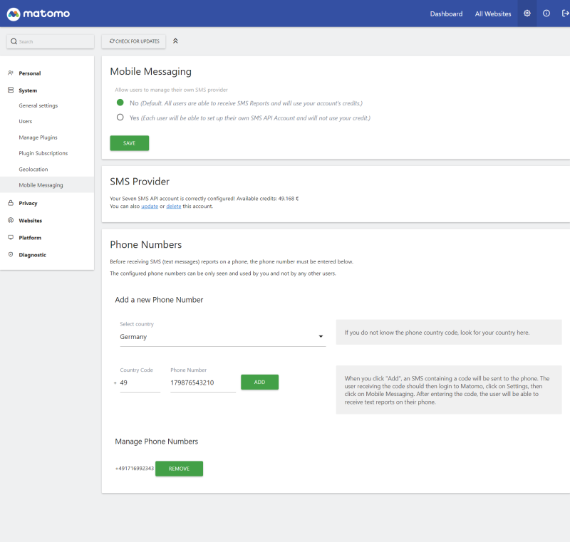 Seven - Matomo Plugins Marketplace